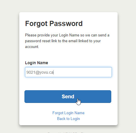 How to Reset your Portal Password